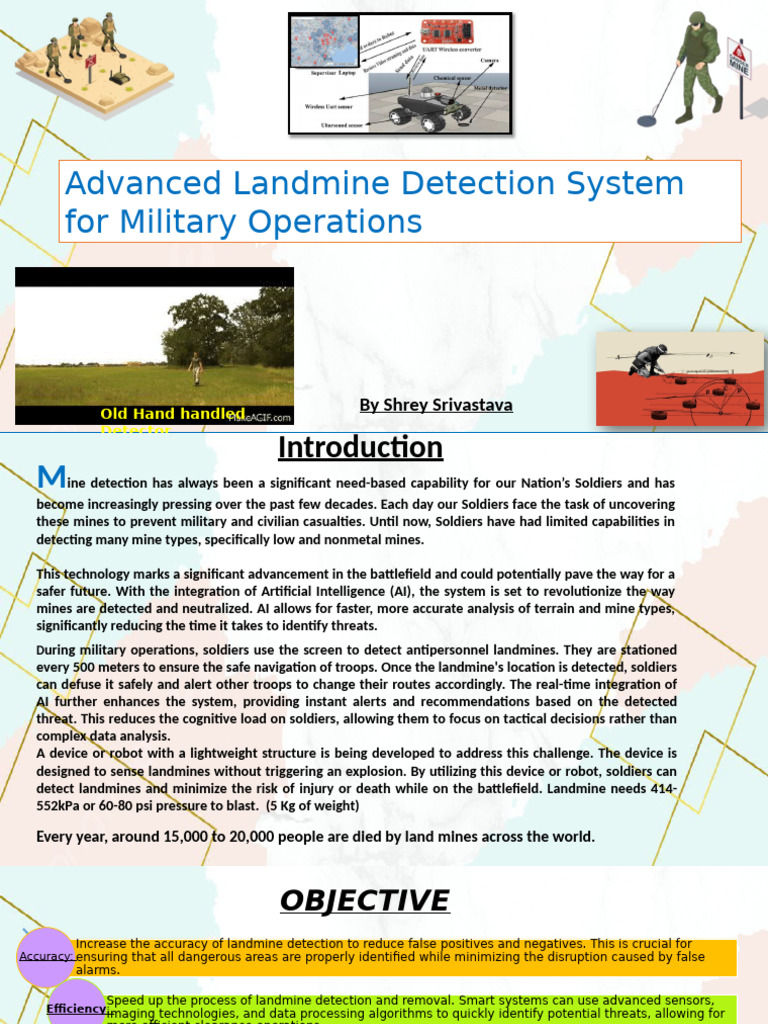 Advanced Landmine Detection System For Military Operations | PDF | Land ...