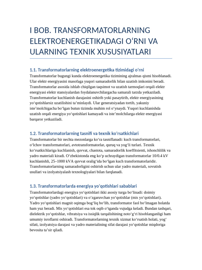I_BOB_transformator_rol_va_texnikasi | PDF