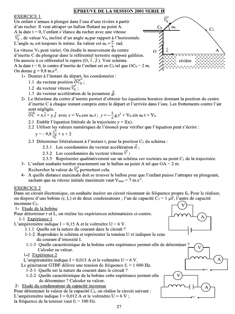 Sujet 1 | PDF