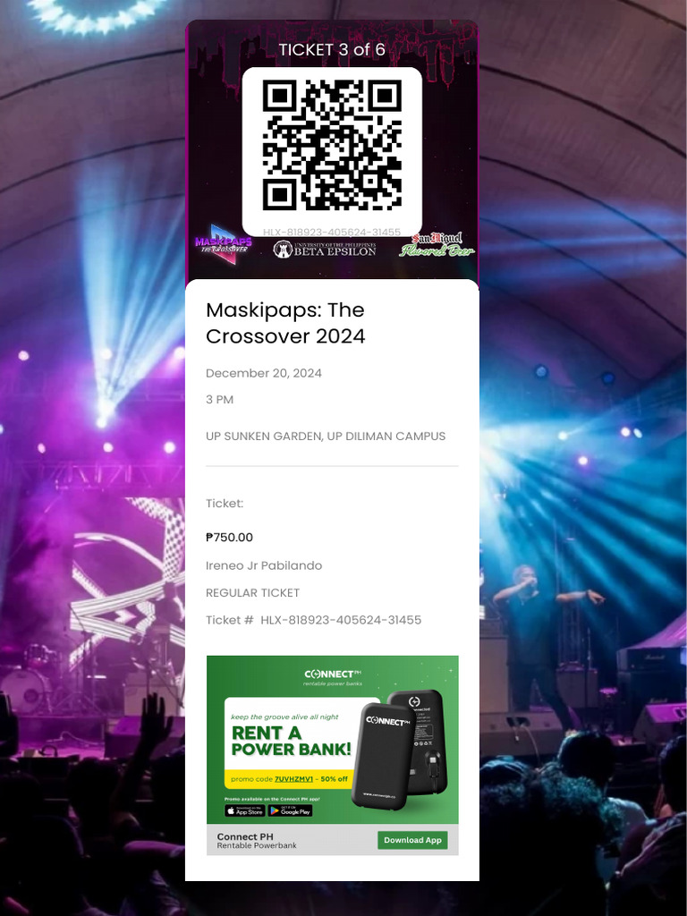 Maskipaps: The Crossover 2024: Ticket 3 of 6 | PDF