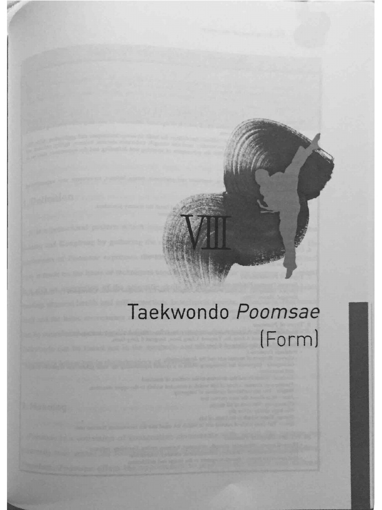 VIII - Taekwondo Poomsae (Form) | PDF