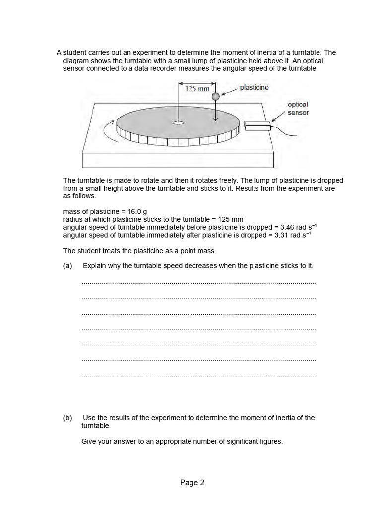 Angular Momentum QP | PDF | Angular Momentum | Rotation Around A Fixed Axis
