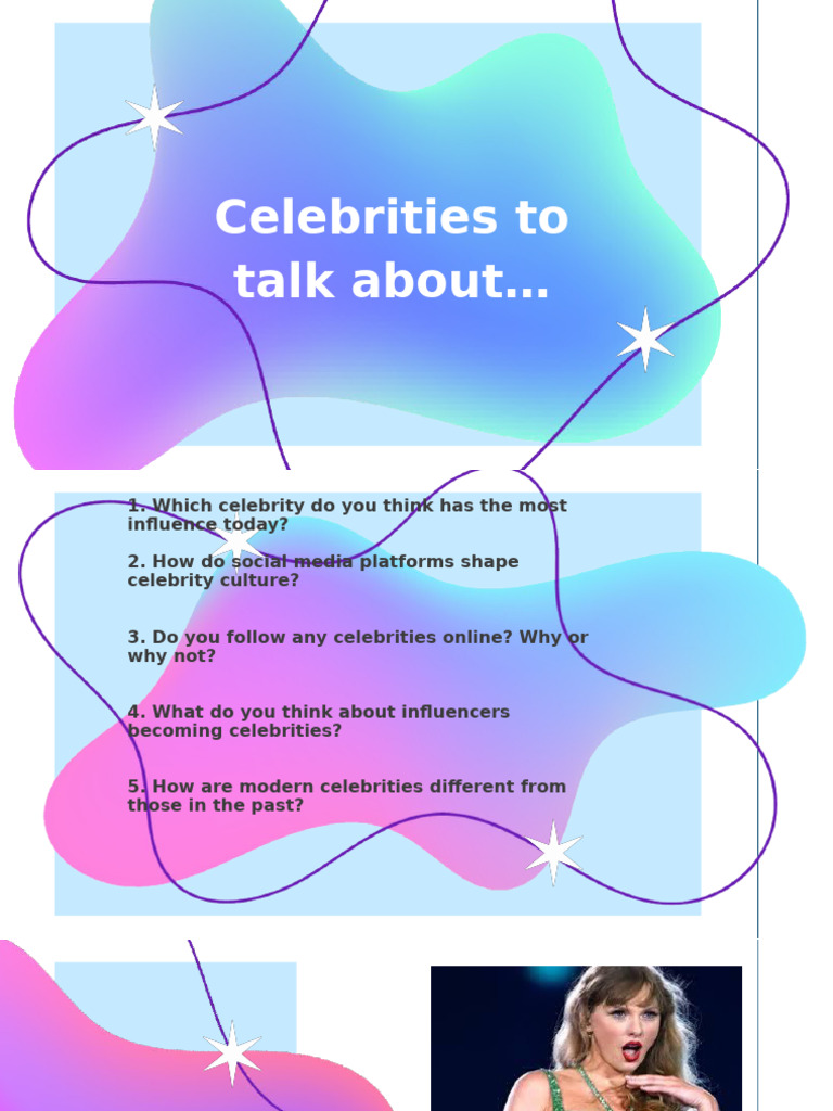 Celebrities To Talk About | PDF