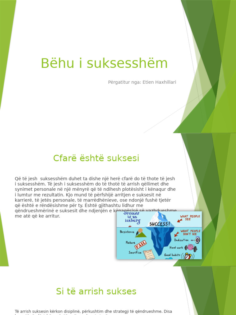 Bëhu I Suksesshëm | PDF