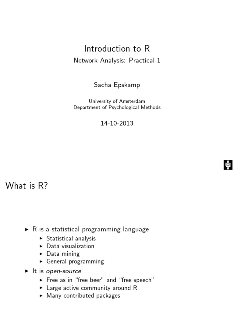 Introdution to R - Network Analysis_ Practical 1 - Sacha Epskamp ...