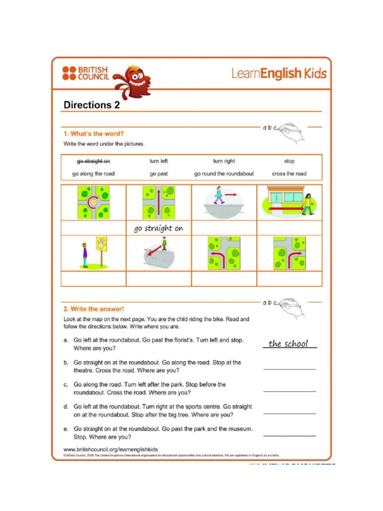 Giving Directions | PDF