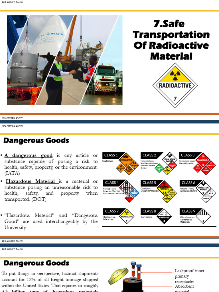 7 Safe Transportation of Radioactive Material 1738836834 | PDF ...