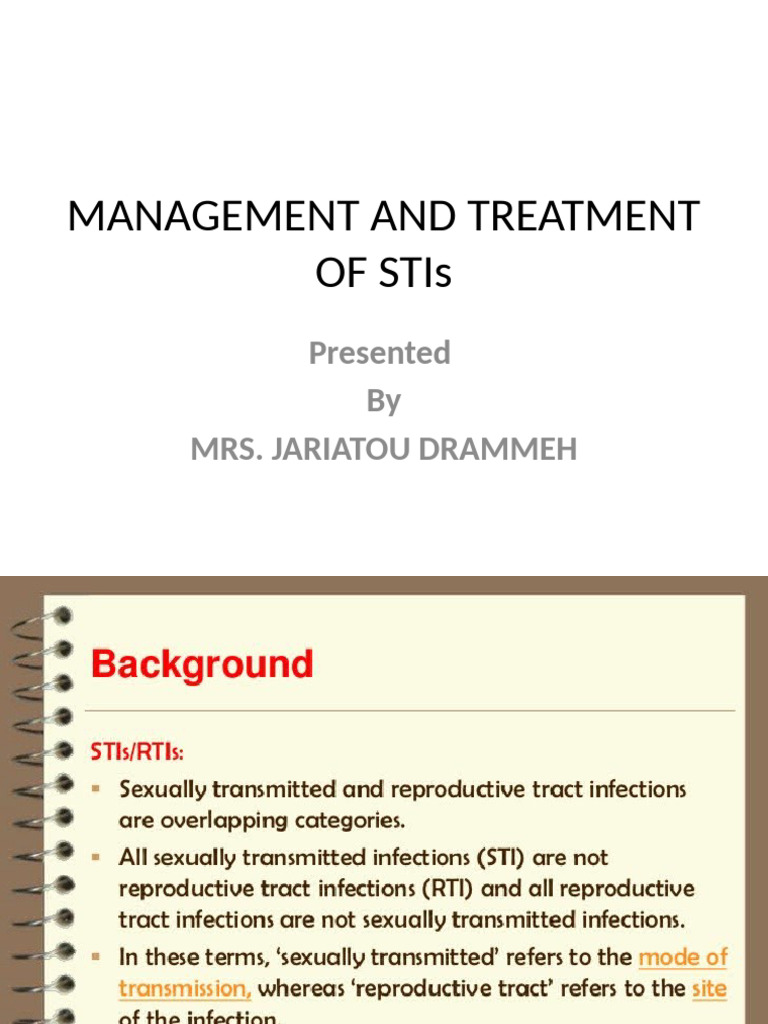 Management and Treatmnet of STI | PDF
