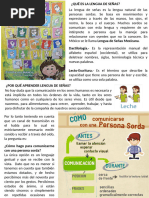 Frases de Cortesía en Lengua de Señas | PDF