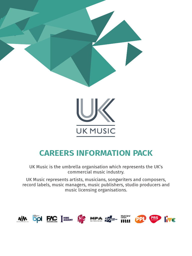 UK Music Careers Information Pack 2022 | PDF | Music Industry ...