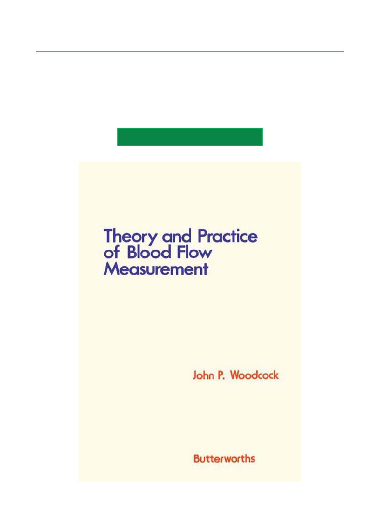 Blood Flow Measurement Techniques Guide | PDF