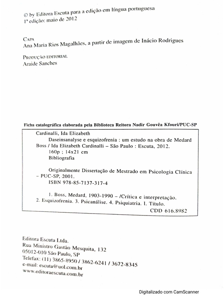 daseinsanalyse e esquizofrenia cap 6 (1) | PDF