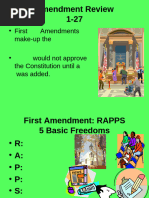 The 27 Amendments - Simplified | PDF