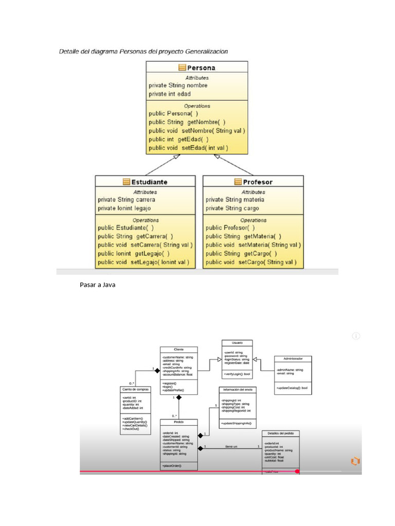 UML A Pasar A Java | PDF