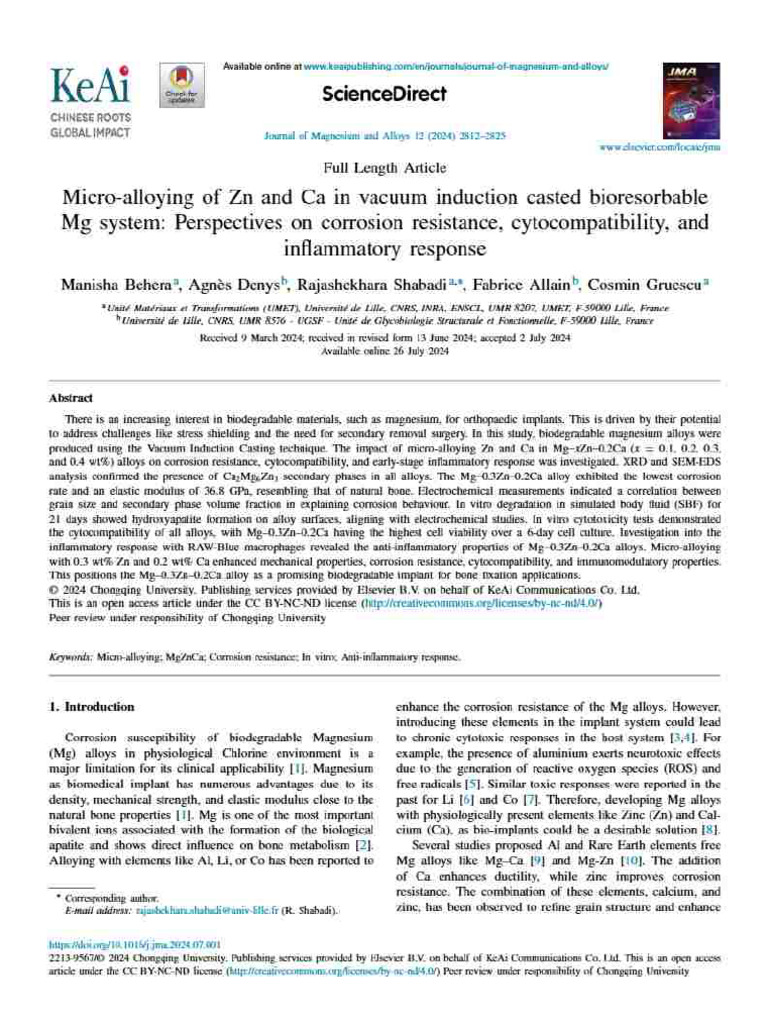 Publication 5 - JMA - M Behera Et Al 2024 - 11zon | PDF