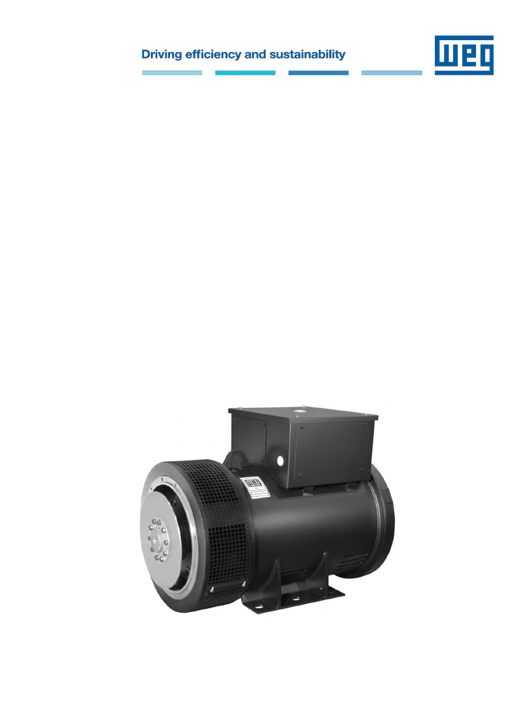WEG Synchronous Alternators G Line 10680382 Manual English DC | PDF ...