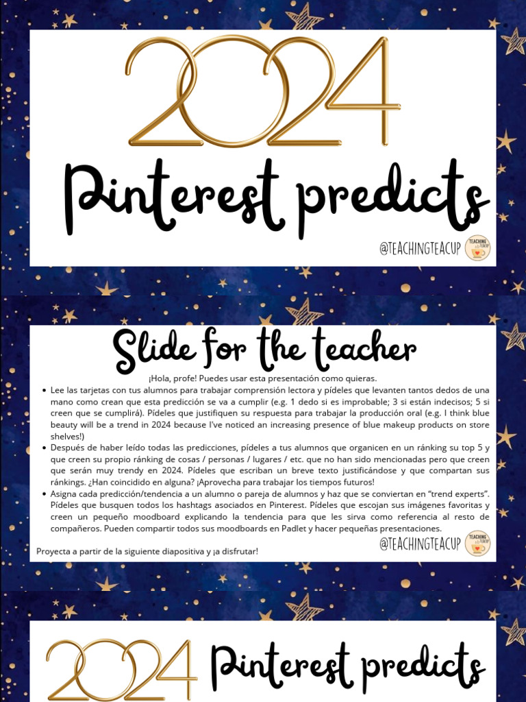 Predicciones de Pinterest para 2024 | PDF
