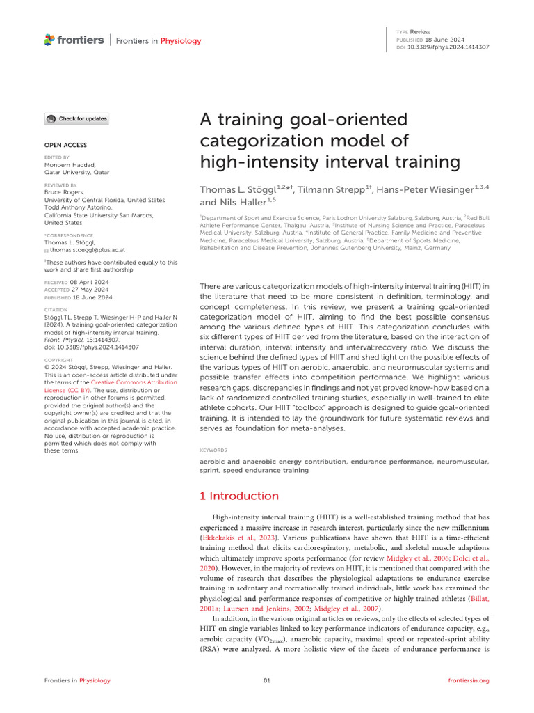 A Training Goal-Oriented Categorization Model of H | PDF | High ...