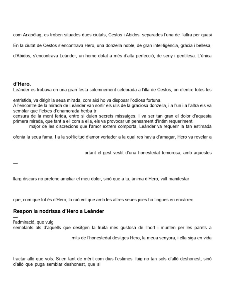 Leandre i Hero | PDF