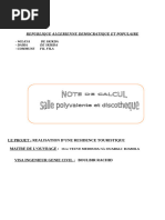 Note de Calcul Radier12 | PDF | Élasticité (Physique) | Béton armé
