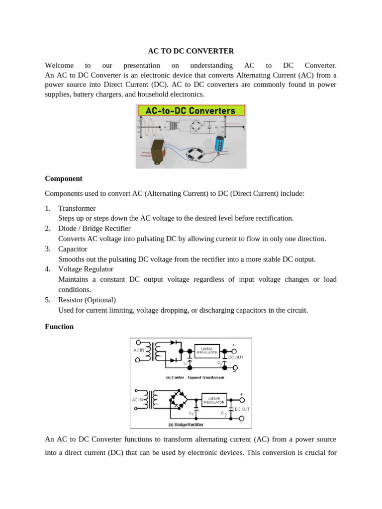 4 Converter | PDF | Rectifier | Direct Current