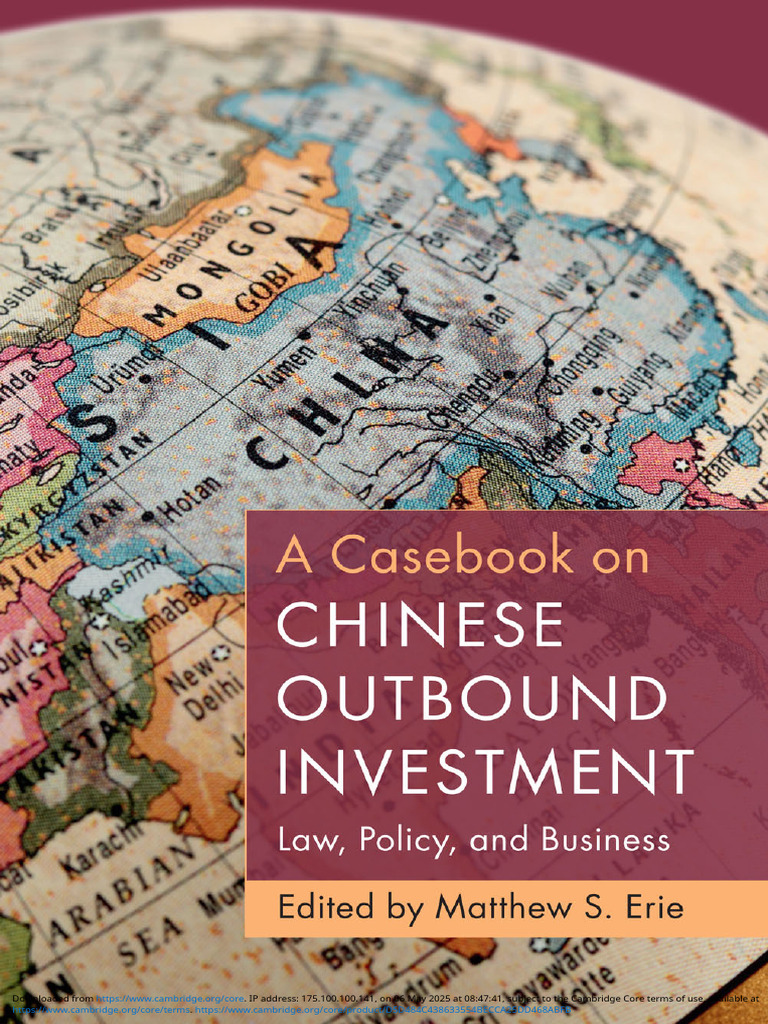 A Casebook On Chinese Outbound Investment | PDF | China | World Politics