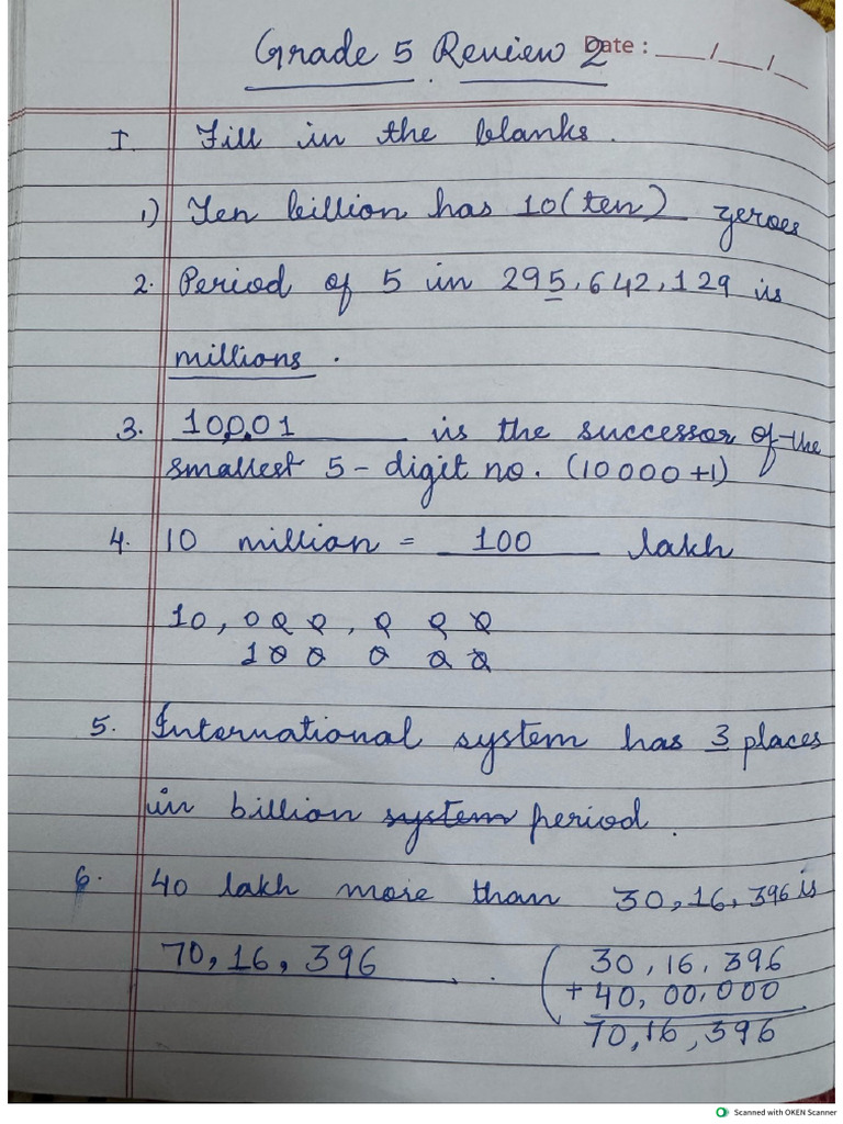 Gr5-Test Review | PDF