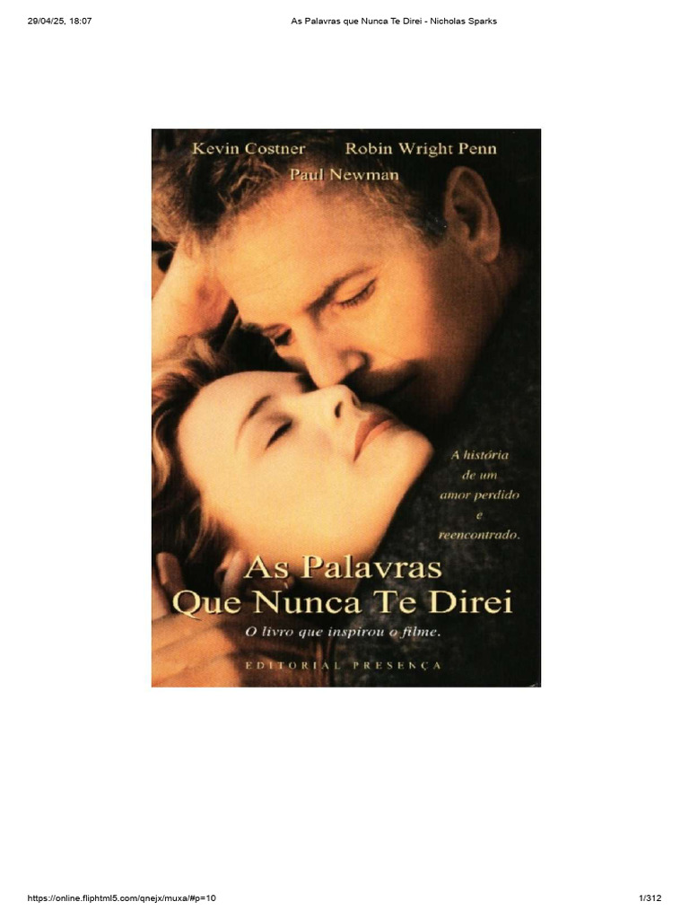 Nicholas Sparks - As Palavras Que Nunca Te Direi_compressed (1) | PDF