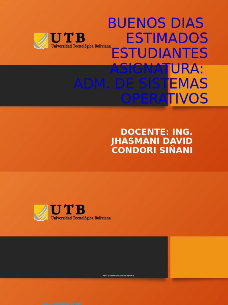 Clase 17 Sis-312 | PDF | Software del sistema | Ingeniería Informática