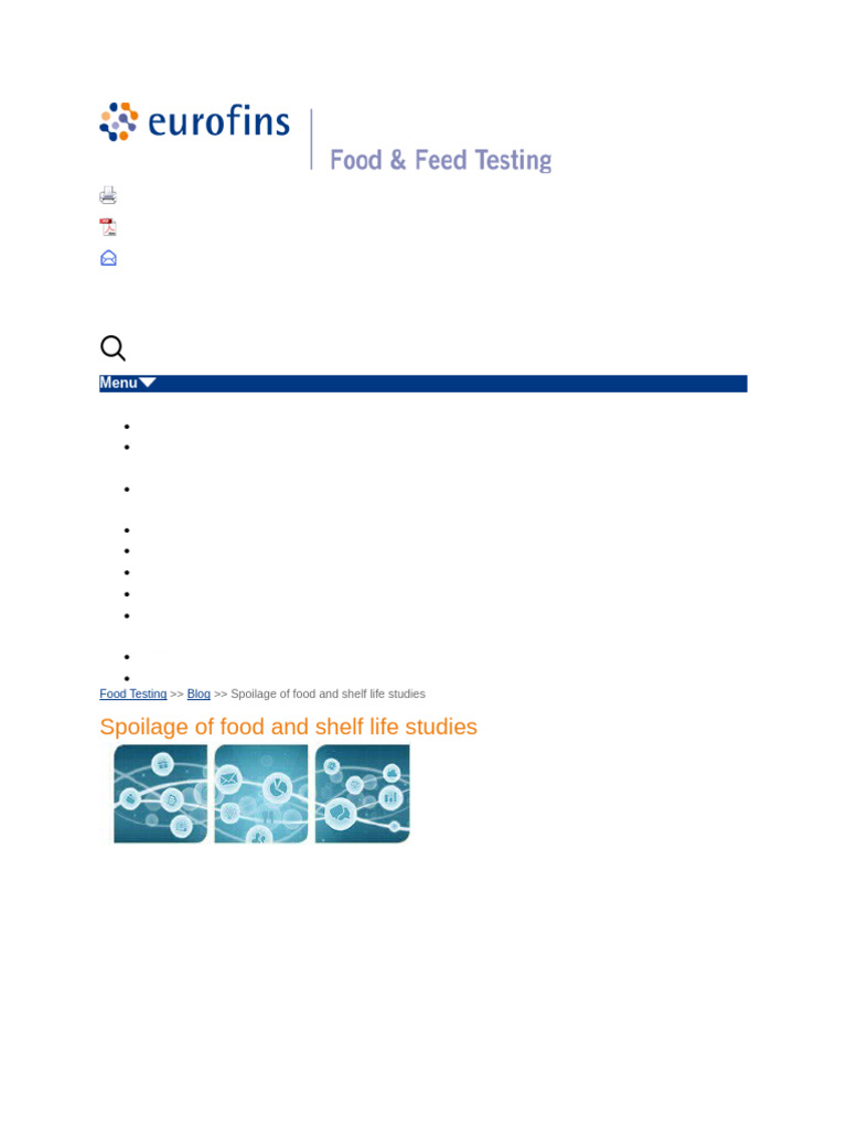 food test | PDF | Shelf Life