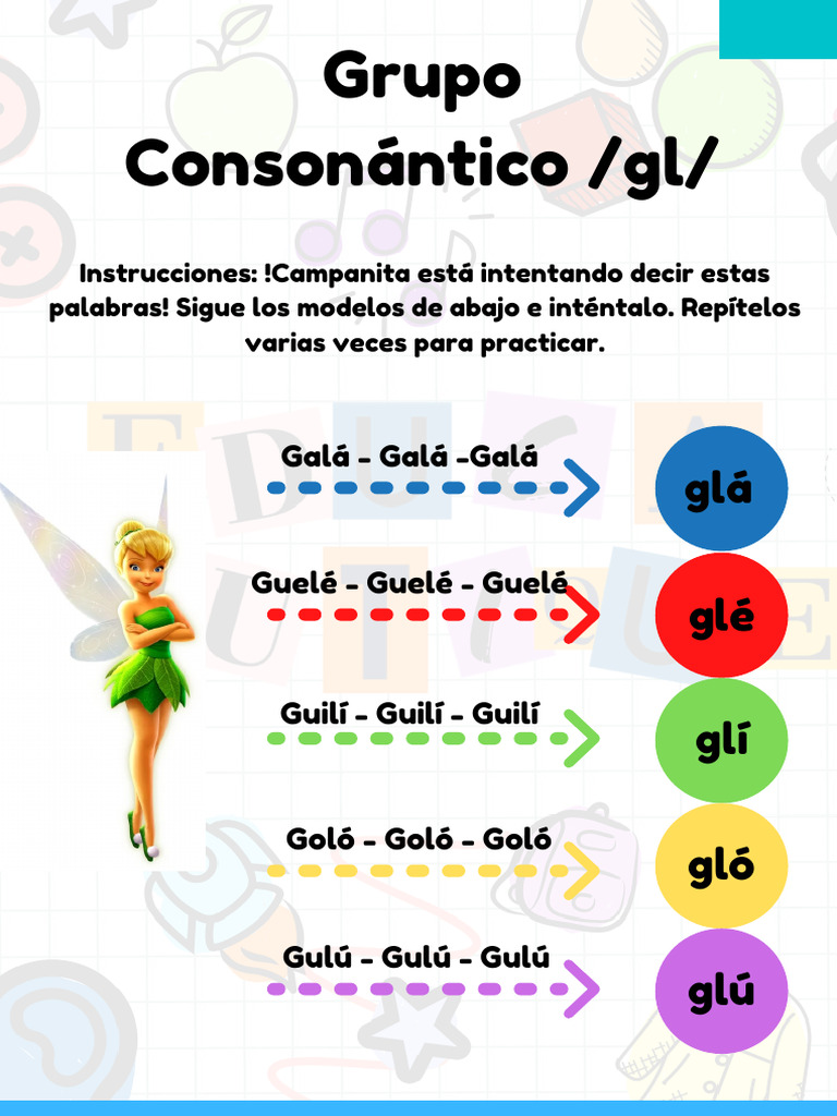 Grupo Consonántico GL | PDF