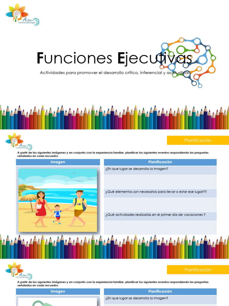 Cuadernillo Funciones Ejecutivas 1 | PDF
