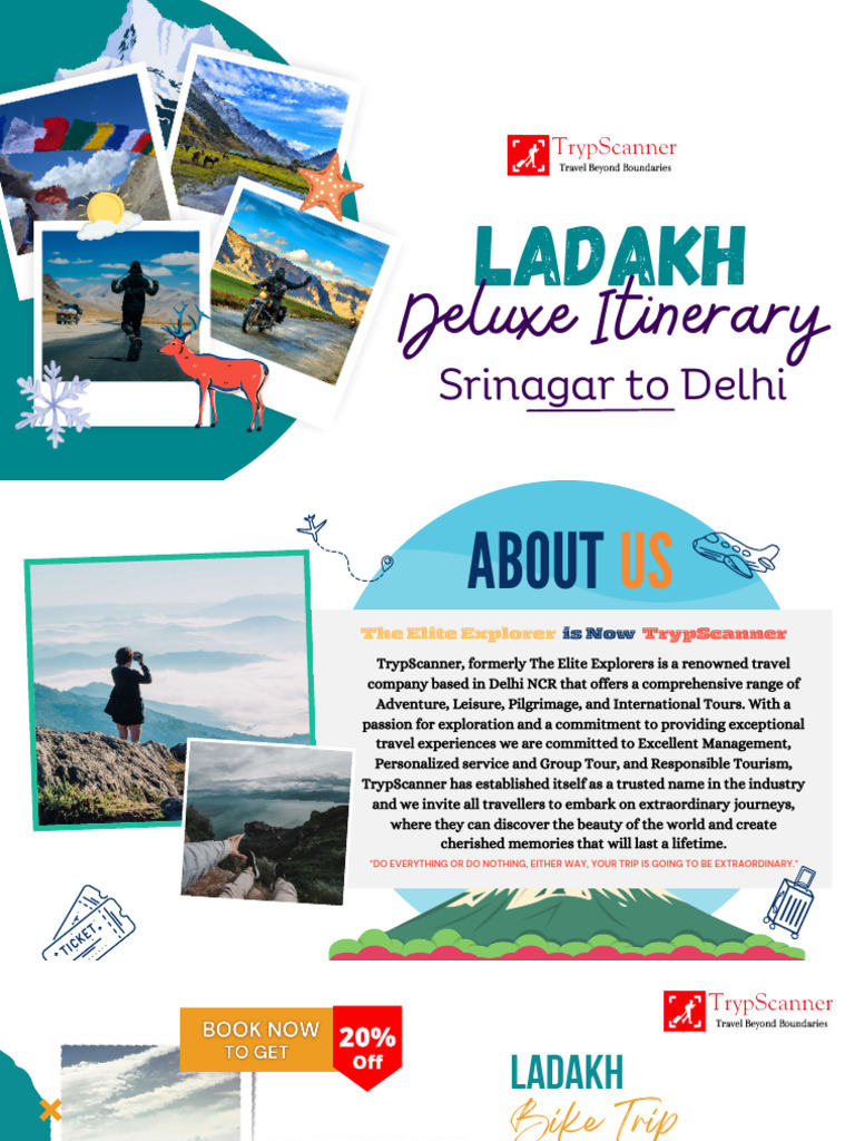 Srinagar To Delhi - Deluxe Tour Plan-1 | PDF