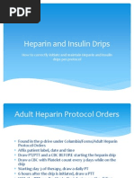 Heparin Drip Calculation Practice Quiz | PDF