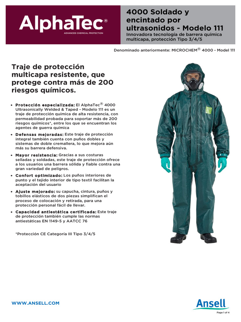 Alphatec 4000 Ultrasonically Welded Taped Model 111 - Pds - Lac | PDF