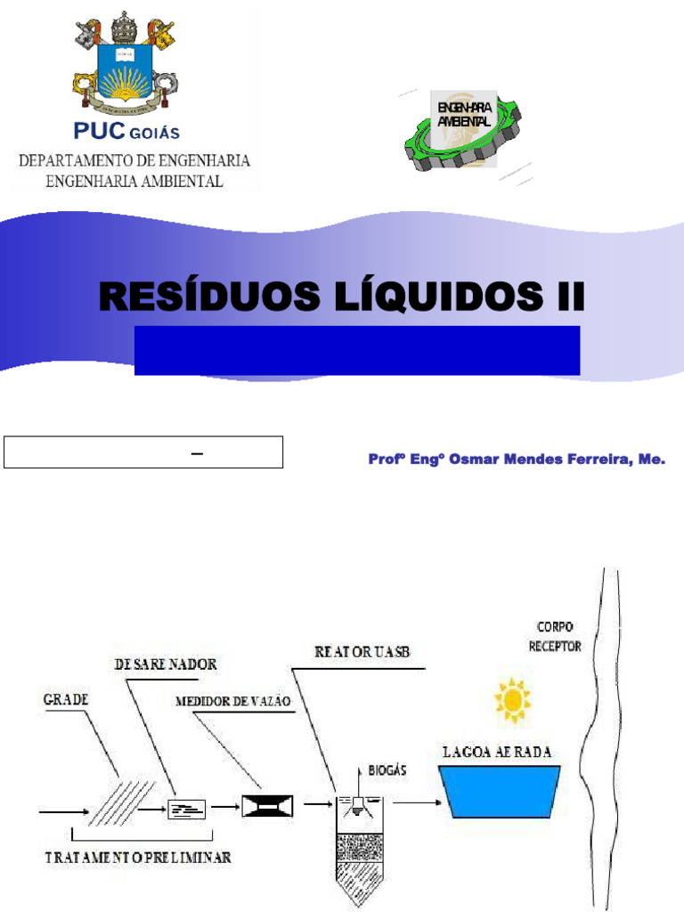 Equalização, Fisico Quimico, Decancatação, Lodo Ativado, Trat de Lodo ...