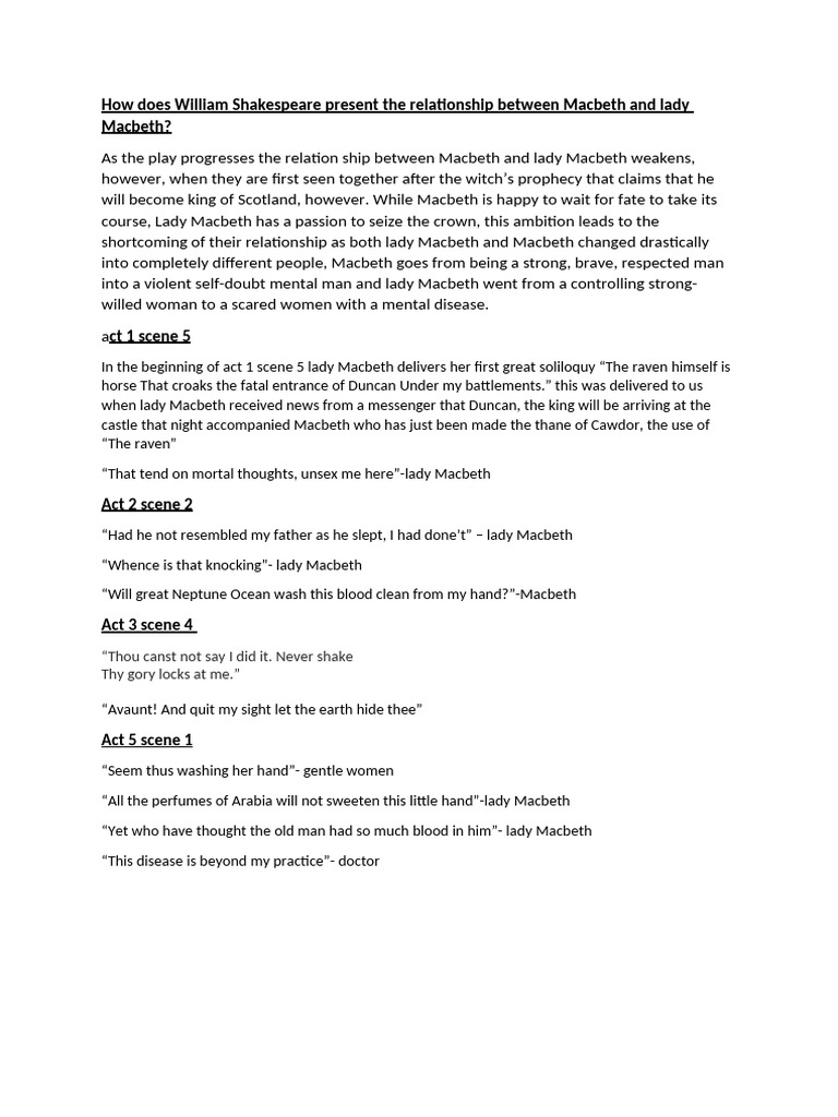 Macbeth | PDF