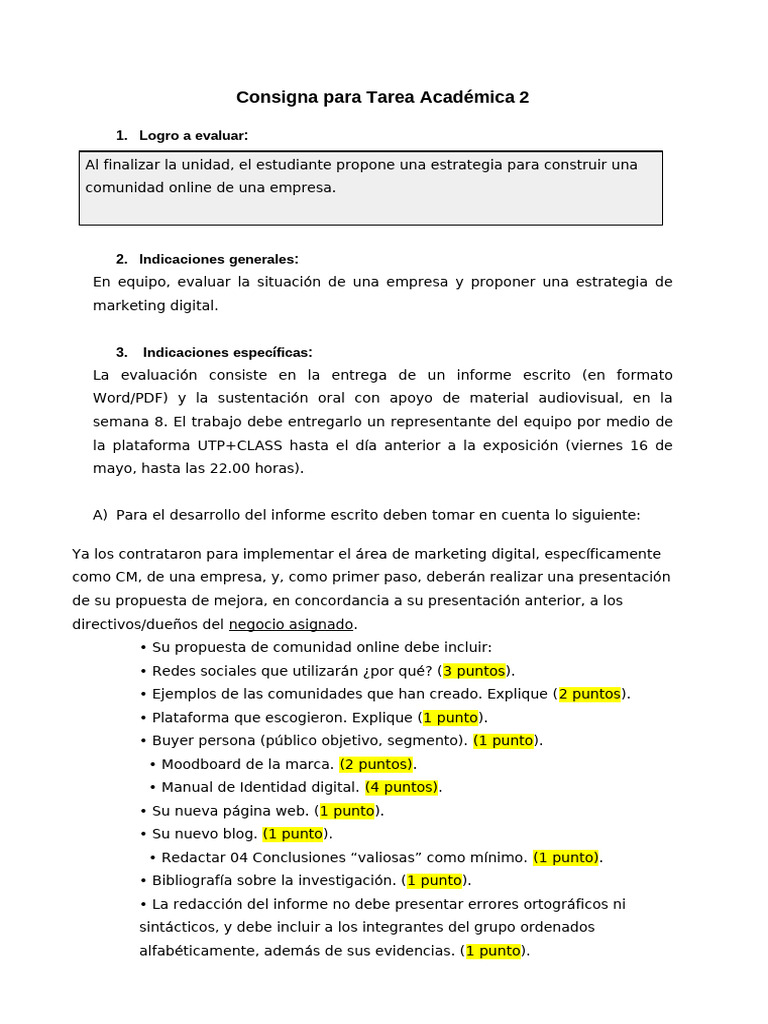 Consigna Ta2 CM | PDF | Publicidad digital