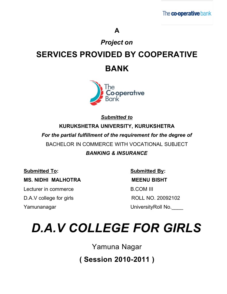 Co Operative Bank | Cooperative | Banks
