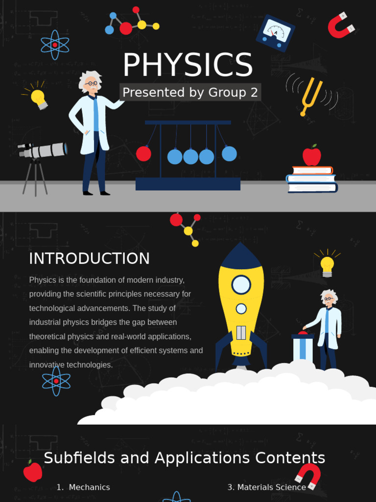 Physics Theme Deck - 16x9 | PDF | Electronics | Physics