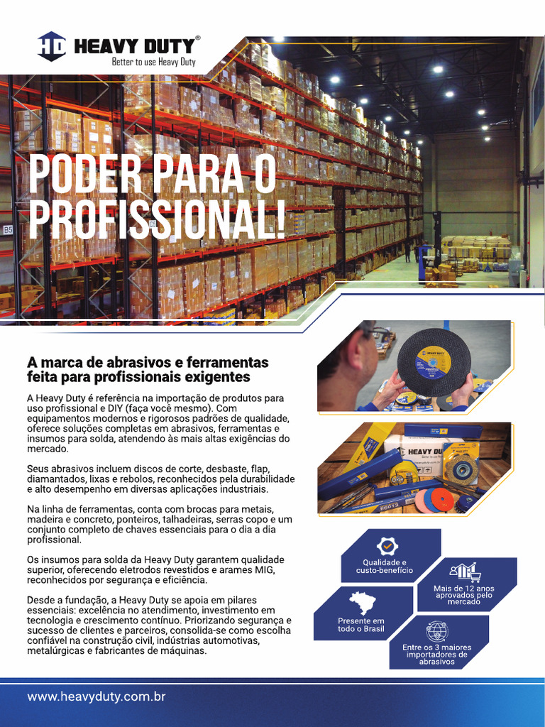 Catálogo Heavy Duty | PDF | Aço | Aço inoxidável
