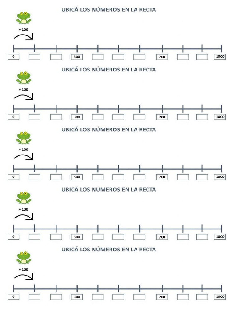 Recta Numerica | PDF