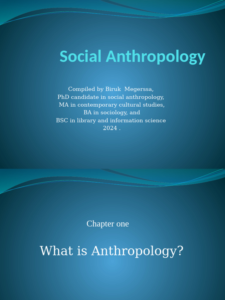 Understanding Social Anthropology | PDF | Anthropology | Ethnography