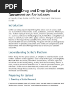 A Beginner's Guide To Using Scribd: Uploading, Formatting, and Sharing | PDF | Scribd | Copyright