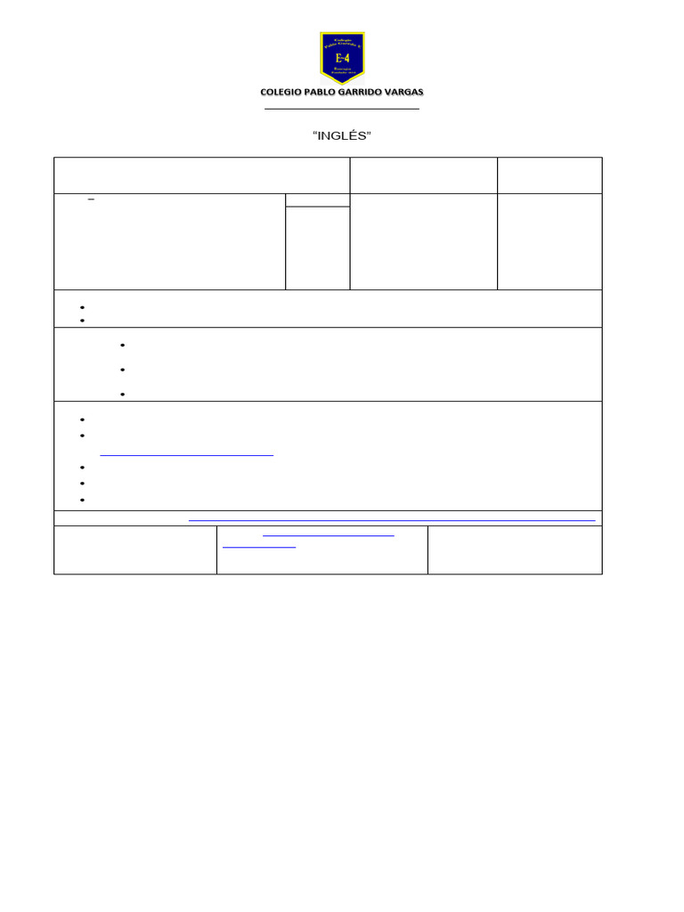 Guia 6 Ingles Sem24 | PDF | Lingüística