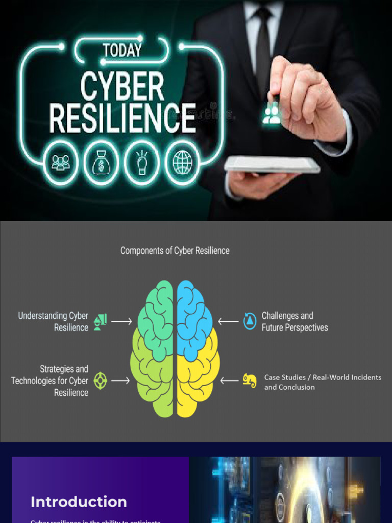 Cyber Resilience Presentation | PDF | Security | Computer Security