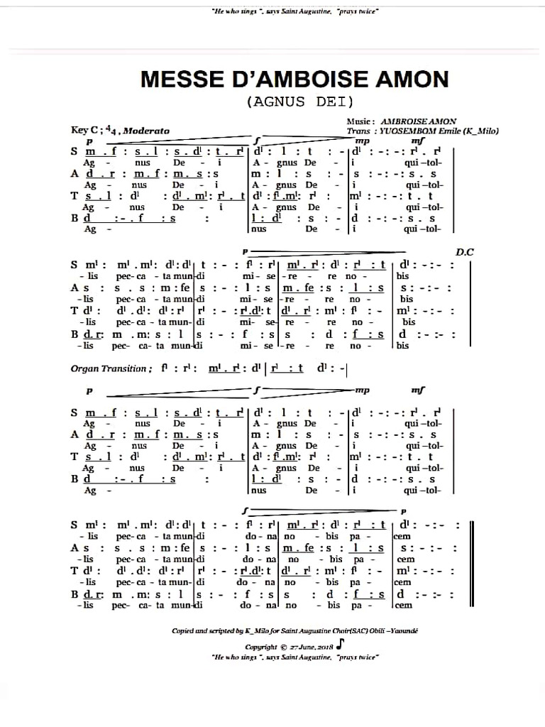 Angus Dei Ambrose - 1 2 | PDF