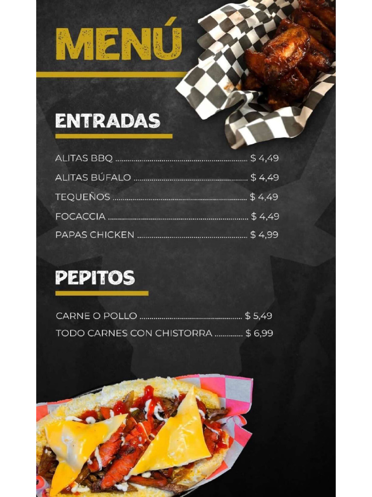 Menu Todo Carnes | PDF
