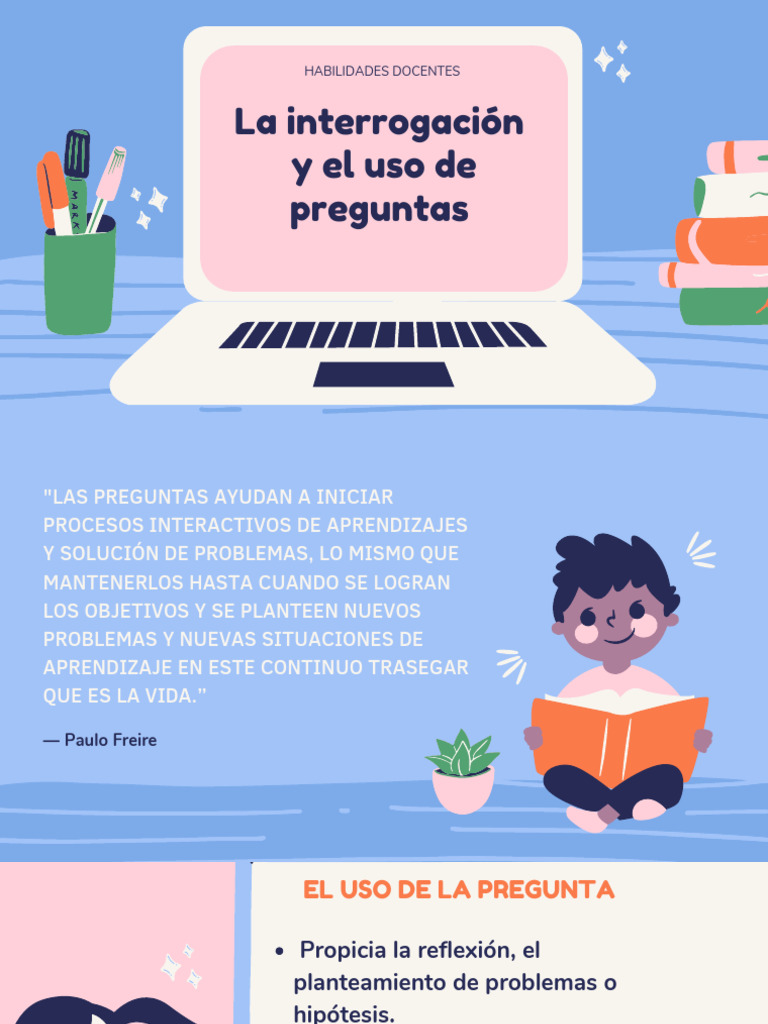 el uso de la pregunta | PDF | Aprendizaje | Psicología cognitiva