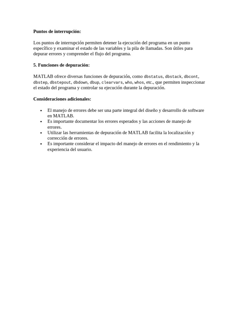 Puntos de Interrupción | PDF
